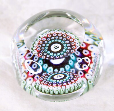 Vintage Whitefriars Mayflower Paperweight 1970 Concentric Millefiori ...
