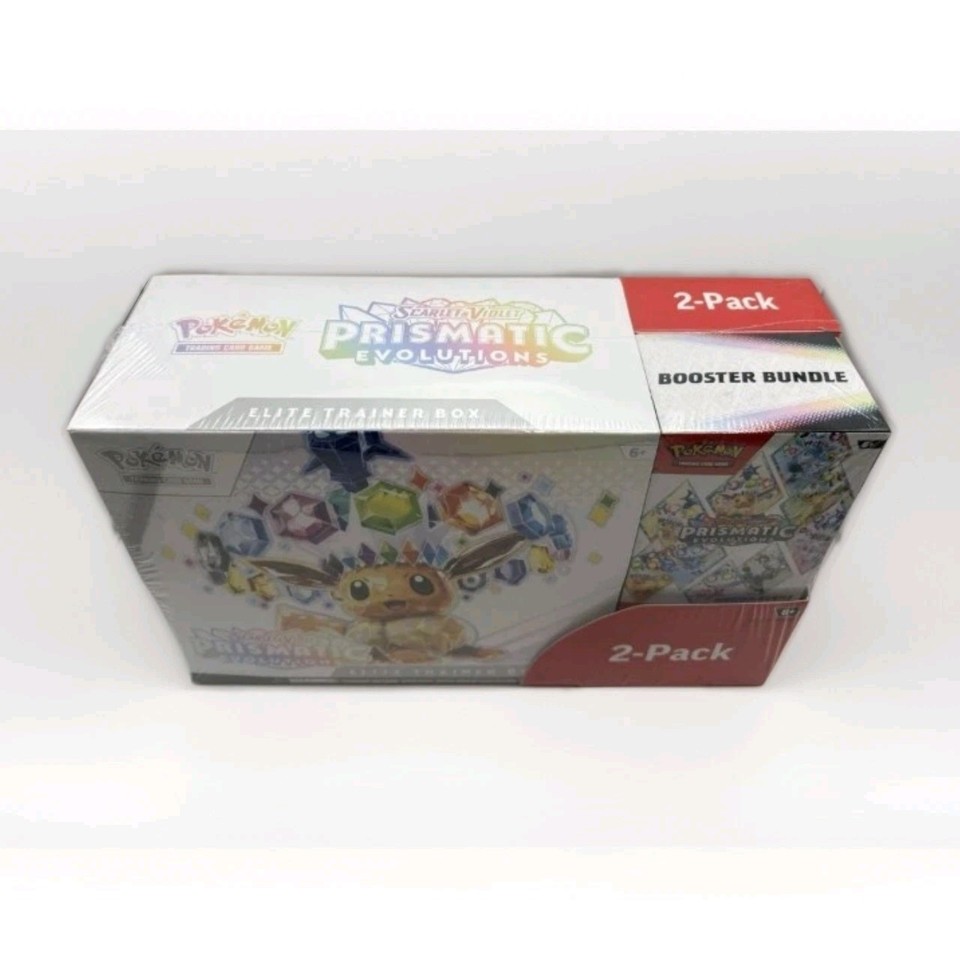 Pokemon TCG Prismatic Evolutions Costco 2-Pack (ETB + Booster Bundle ...