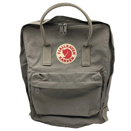 Fjallraven Kanken Backpack Bag Laptop Grey Preowned Swedish Distressed ...