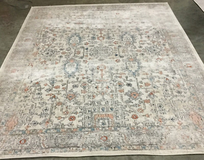 GREY / IVORY 8' X 10' Loose Thread Rug, Reduced Price 1172655903 ...
