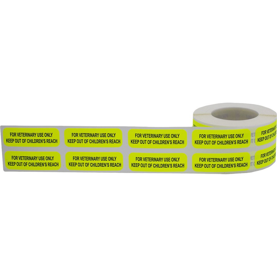 For Veterinary Use Only Labels | 0.5″ x 1.5" | 500 per Roll | eBay