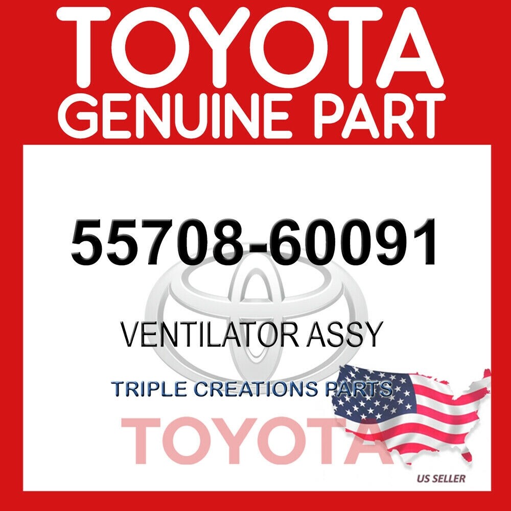 Genuine Toyota 55708-60091 Louver Sub-Assy Cowl Top Ventilator ...