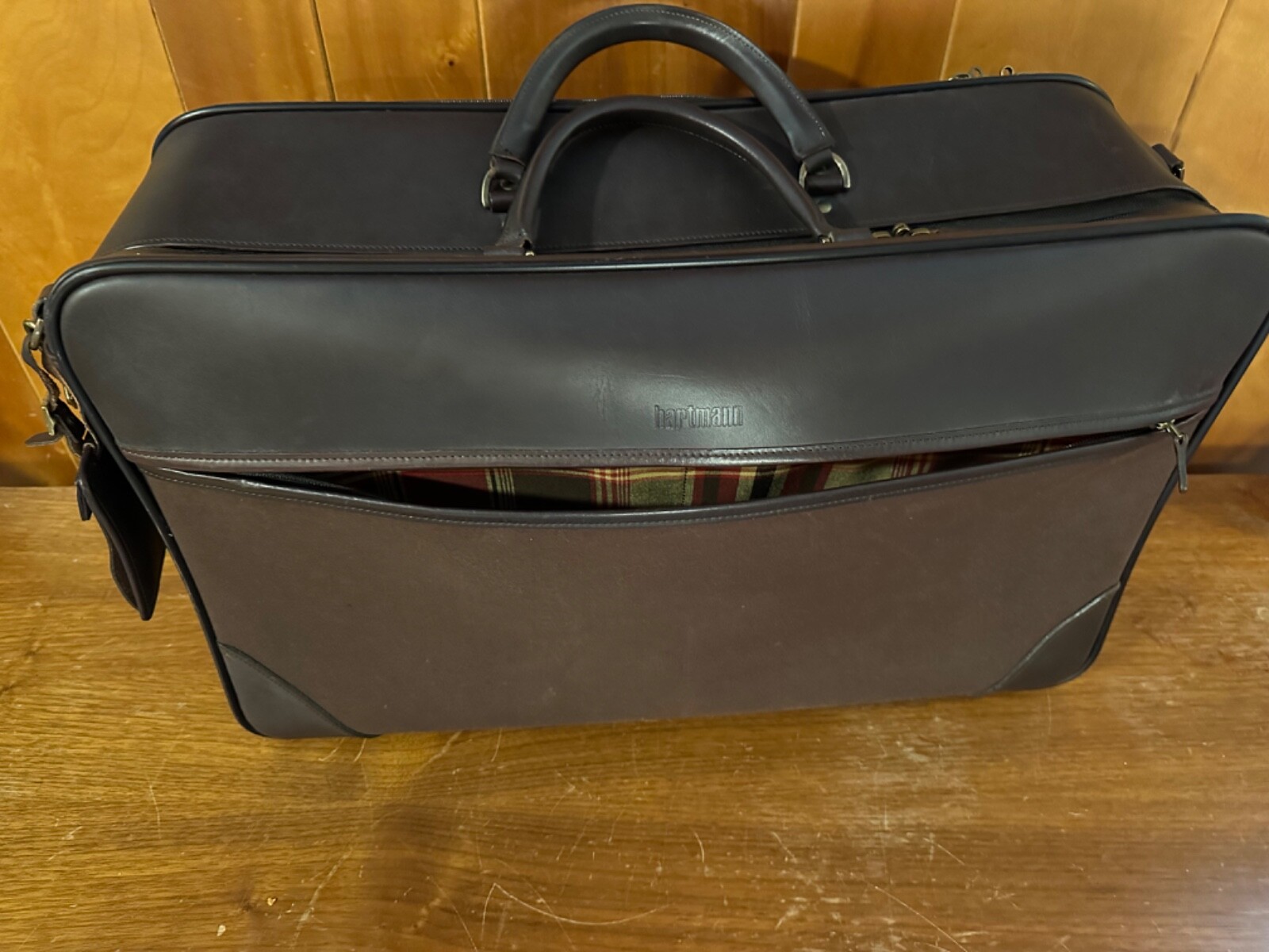 Hartmann Soft Sided Suitcase: "The Luxe Collection" WITH garment bag ...