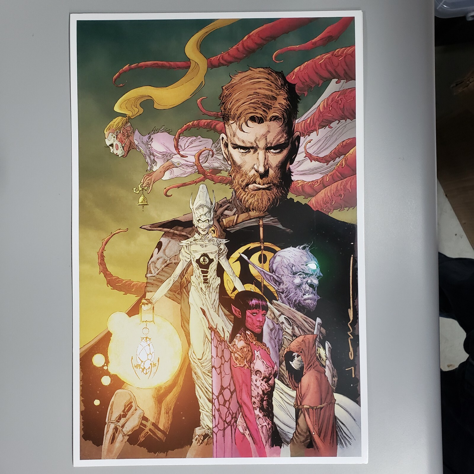 Jerome Opena Seven to Eternity 1 2 3 5 9 11 X 17 Art Prints Signed by ...