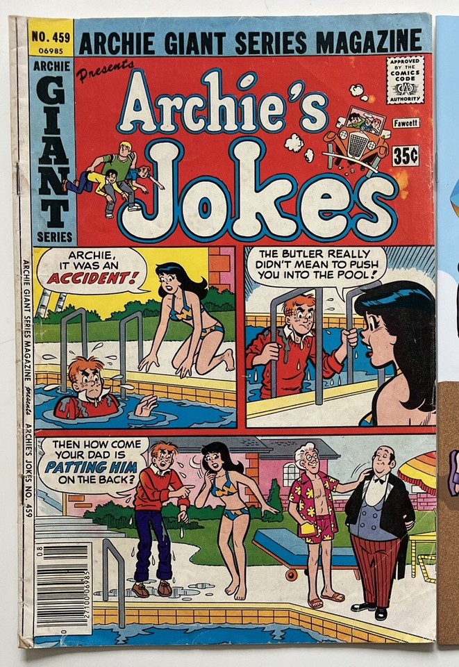Archie's Jokes #459 Veronica Bikini Risque Cover Lot GGA | eBay
