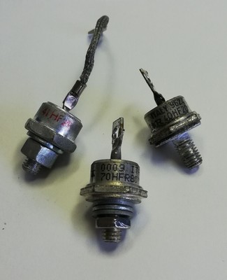 Rectifier diode 70HFR80M, (A.capsula), 800v, 70A, 1200Apeak, 2 milliOhm ...