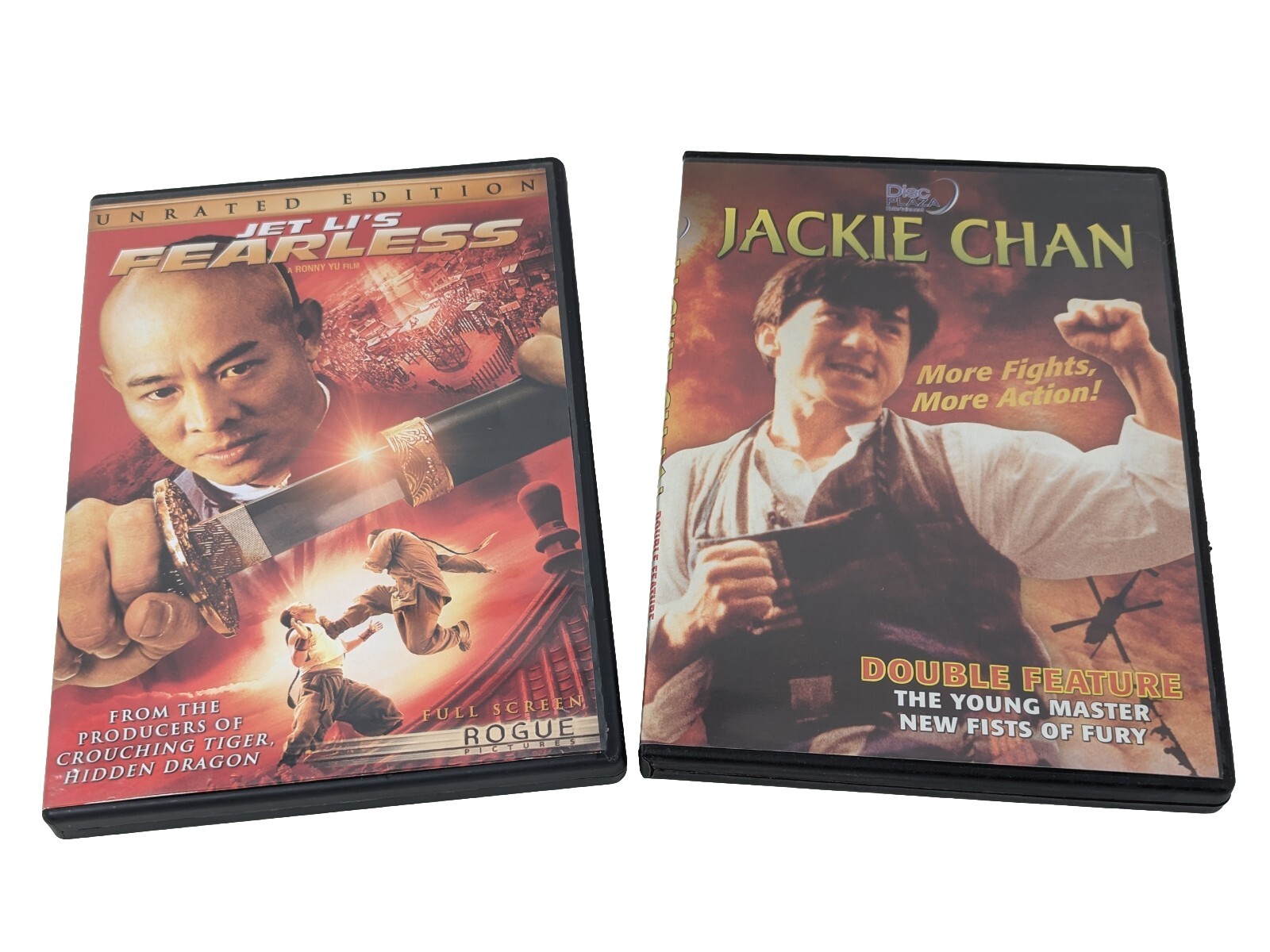 Jackie Chan: Double Feat. Young Master/New Fists of Fury & Jet Li's ...