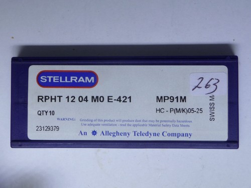 7pcs Stellram RPHT 1204MO E-421 MP91M | eBay