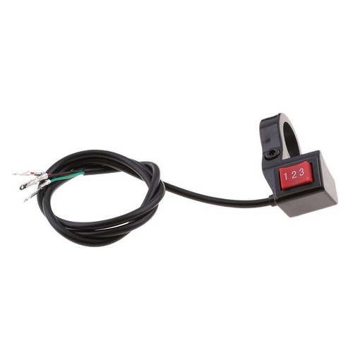 Guidon 3 vitesses niveau SPDT commutateur HI MED LOW vélo électrique 67 ...
