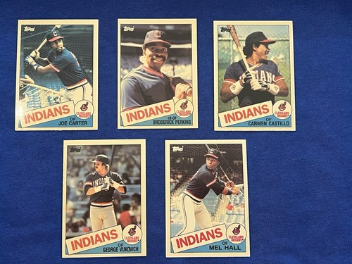 1985 Topps Joe Carter Rookie plus 4 additional Cleveland Indians | eBay