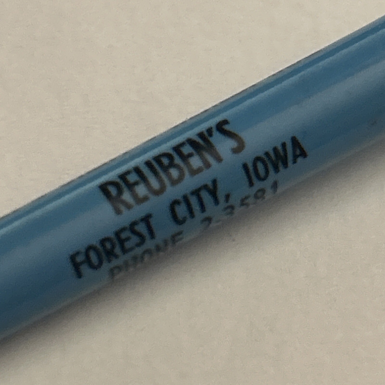 VTG Ballpoint Pen Reuben's Forest City Iowa Washington Dee-Cee Western ...