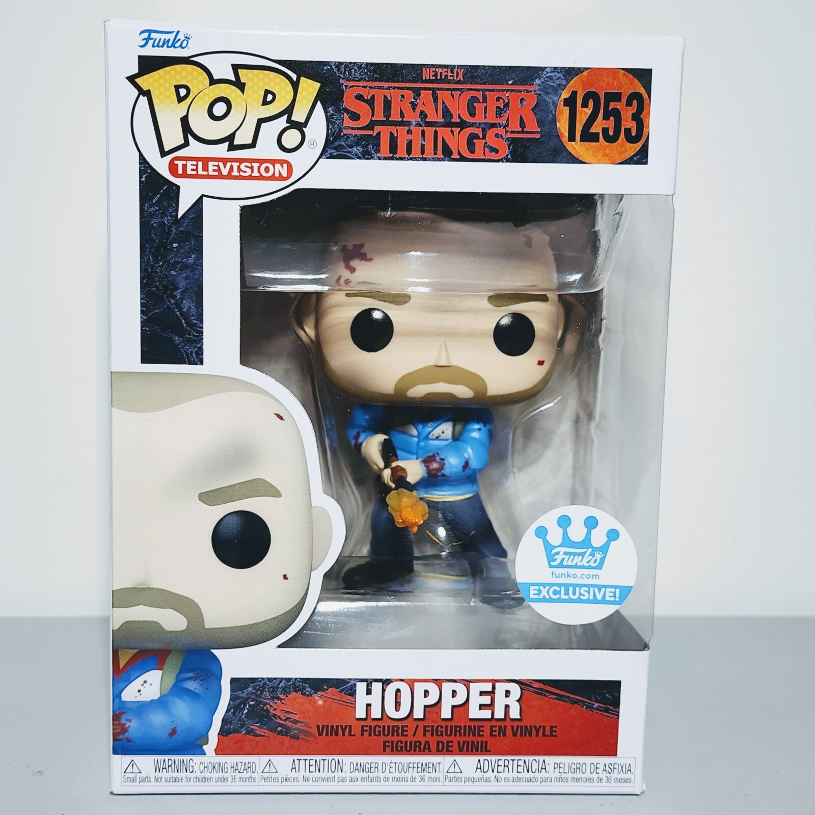 Funko Pop: Stranger Things - Hopper with Flamethrower #1253 Funko Shop ...