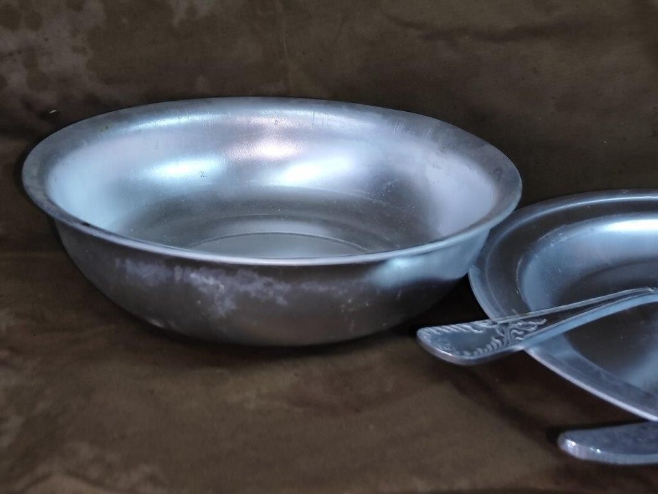Soviet Russian USSR Army Soldier Military Aluminium Cookware Dishes Set ...
