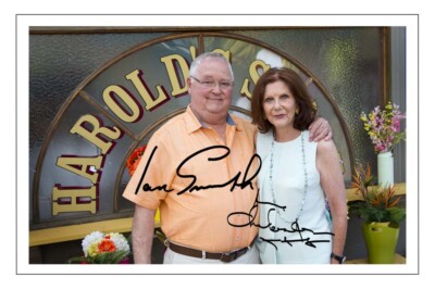 IAN SMITH & ANNE CHARLESTON Signed Autograph 6x4 PHOTO Gift Print ...