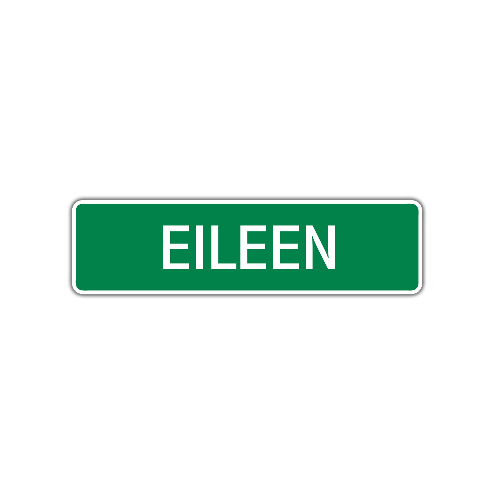 Eileen Girls Name Letter Printed Label Art Decor Novelty Aluminum Metal ...