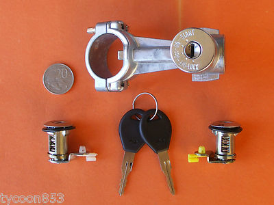 IGNITION BARREL / STEERING LOCK & 2 DOORS SUIT SUBARU BRUMBY BRAT DL GL ...