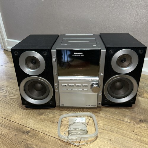 Panasonic SA-PM18 Mini Stereo 5 CD Changer Radio System w/Remote | eBay