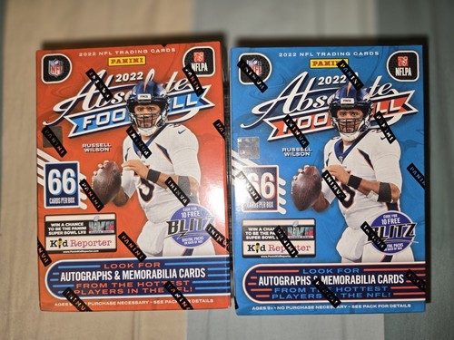 (Lot Of 2) Panini 2022 Absolute NFL Football Blaster Box KABOOM ...