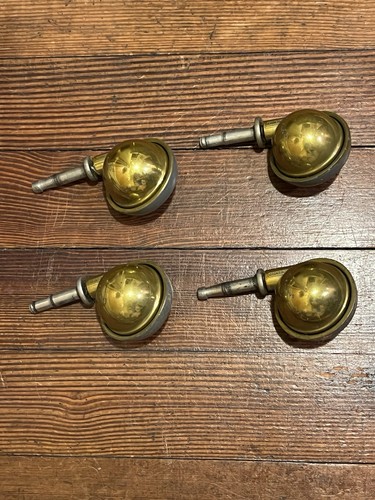 Vintage Shepard Brass ball casters 2.5” Set Of (4) | eBay