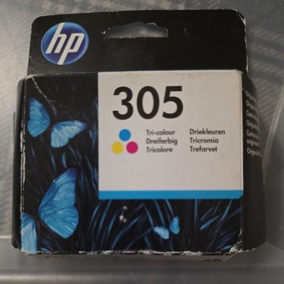 HP 305 Tri-colour Ink Cartridge - Original product OOD | eBay UK