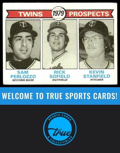 1979 Topps #709 Twins Prospects Sam Perlozzo / Rick Sofield / Kevin ...