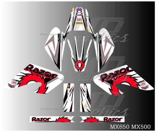 Razor MX500 MX650 graphics kit decals THICK AND HIGH GLOSS | eBay
