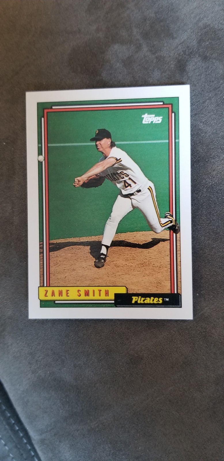 1992 Topps Pittsburgh Pirates Baseball Card #345 Zane Smith | eBay