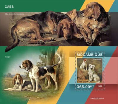 2022 09 - MOZAMBIQUE - DOGS I 1V complet set MNH ** | eBay