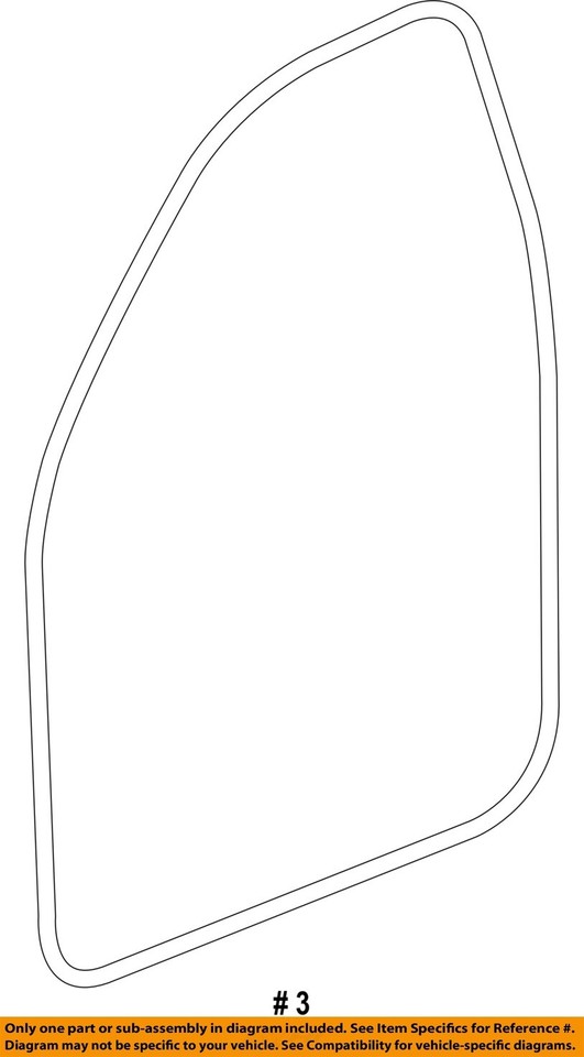 AVALANCHE TAHOE PASSENGER FRONT DOOR WEATHER STRIP ON BODY 2007-2014 ...