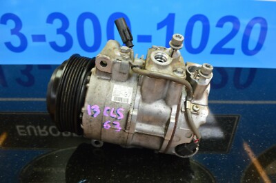 2013 W212 W218 MERCEDES BENZ E63 CLS63 AMG A/C AC COMPRESSOR 0022309711 ...