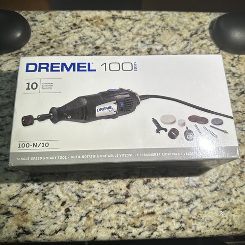 Dremel 100-N/10 Single Speed Rotary Tool Kit with 10 Accessories, NEW ...