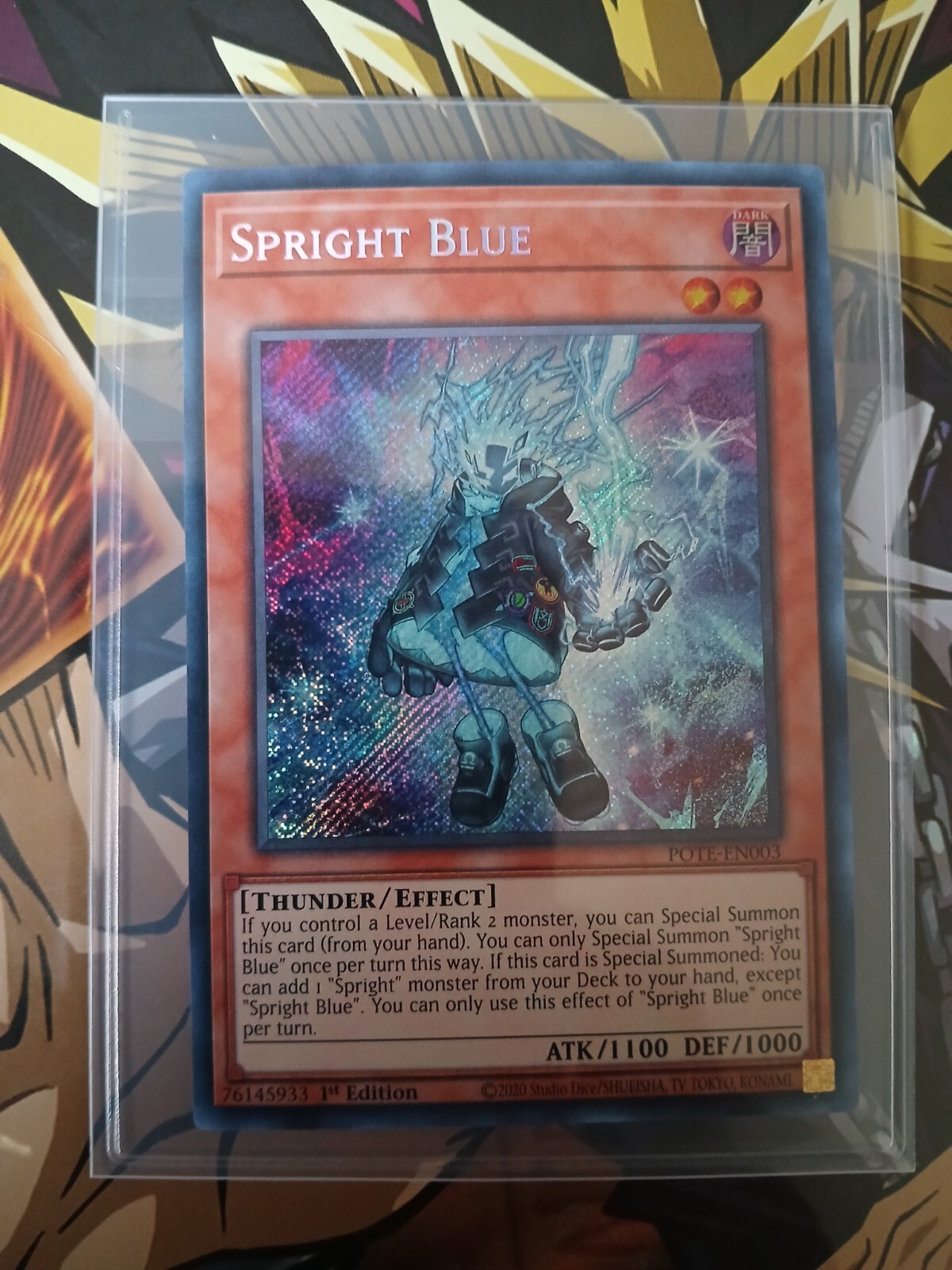 SPRIGHT BLUE *** MINT/NM SECRET RARE 1ST EDITION POTE-EN003 YUGIOH | eBay