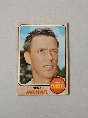 1968 Topps ** Gene Michael #299 Baseball Card New York Yankees poor ...