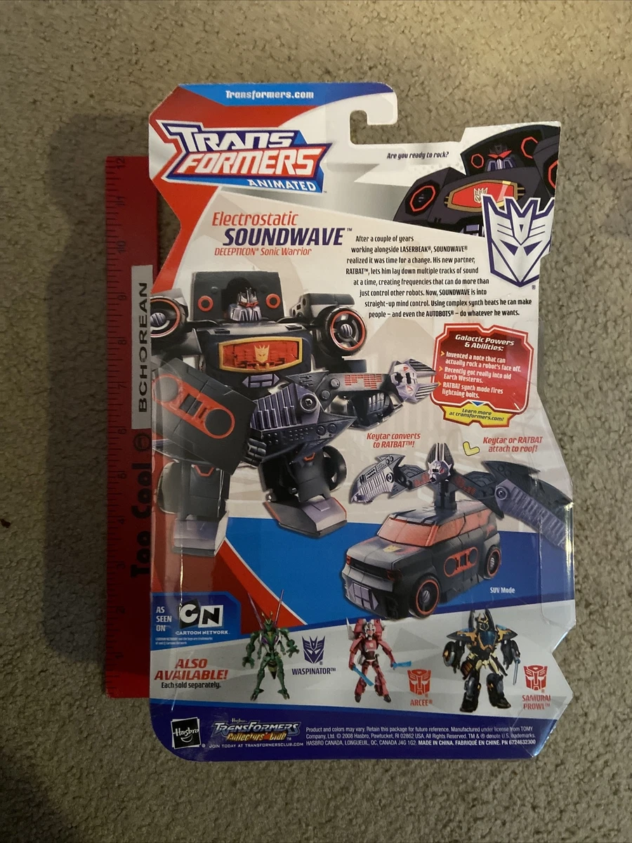 Transformers Animated Electrostatic Soundwave