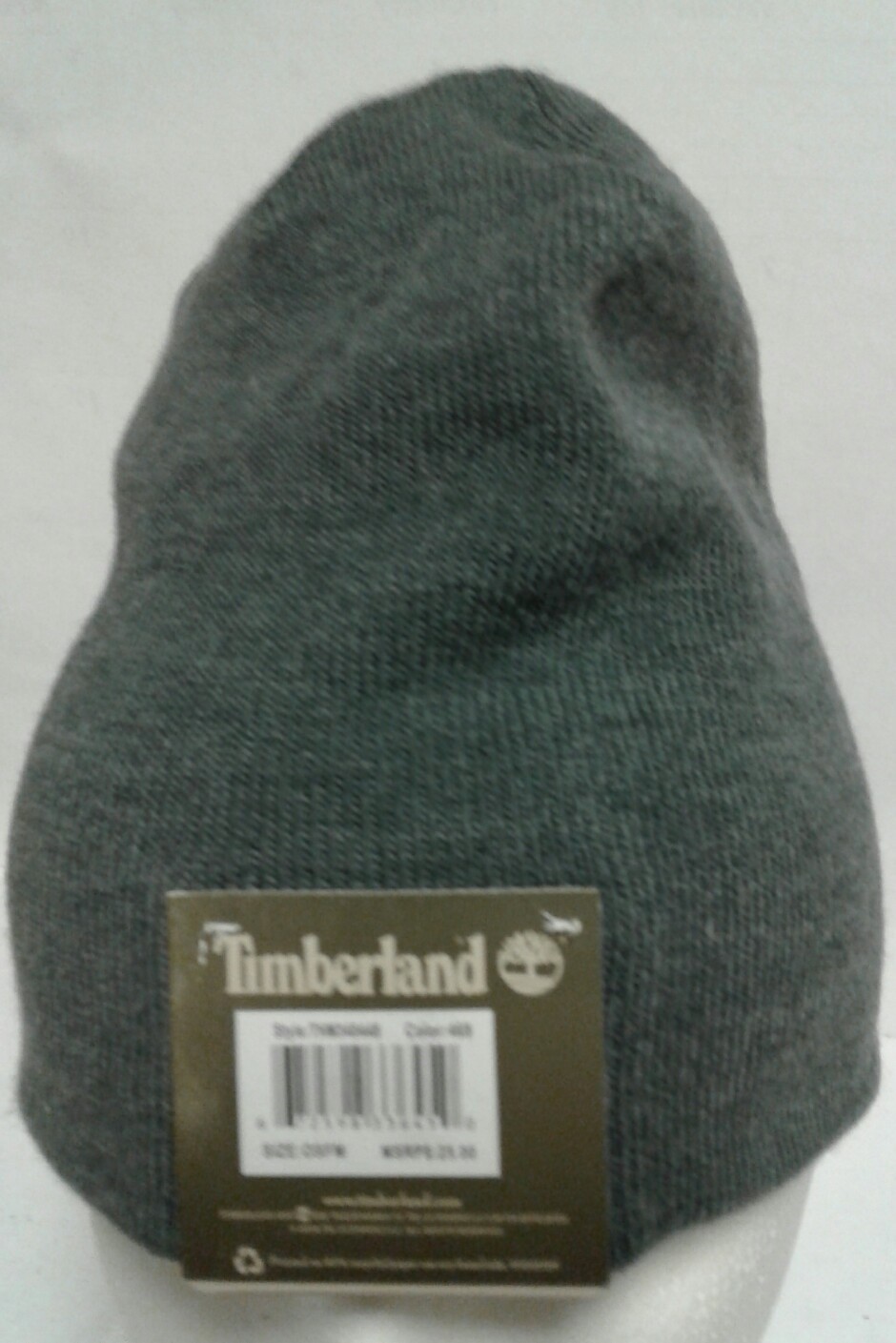 TIMBERLAND Men's Hat Winter Ski Skull Blue Gray Reversible One Size ...