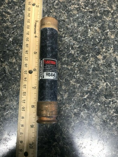 BUSSMANN FUSETRON FRS-R-45- 45AMP, 600V, CLASS RK5 FUSES- LOT OF 3 | eBay