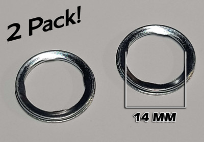 2 PACK - 14MM Spark Plug Gasket Sealing Crush Washer NGK Champion Bosch ...
