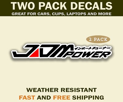 JDM Power Sticker Decal JDM Racing Stickers for Japanese Domestic ...