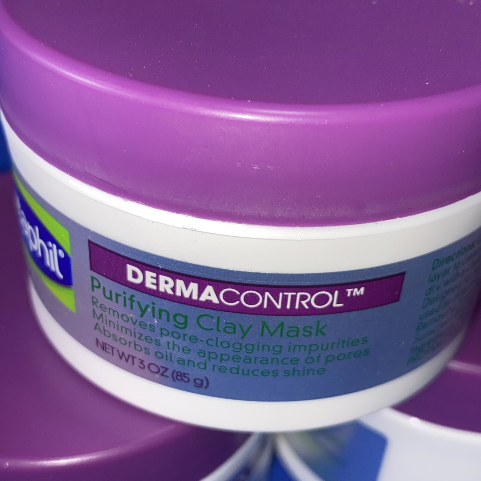 Pro Derma Control Purifying Clay Beauty Purifying Mask Cetaphil 3 oz ...