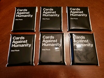 New Cards Against Humanity Dad Pack Expansion Complete Set Lot of 6 | eBay