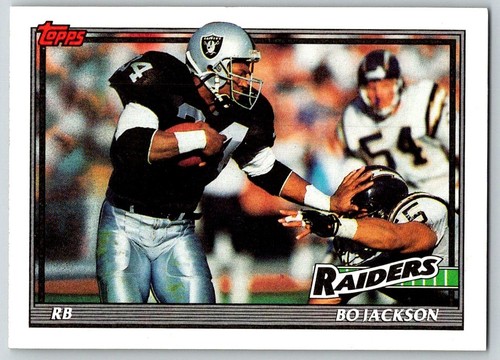 1991 TOPPS BO JACKSON LOS ANGELES RAIDERS #99 | eBay