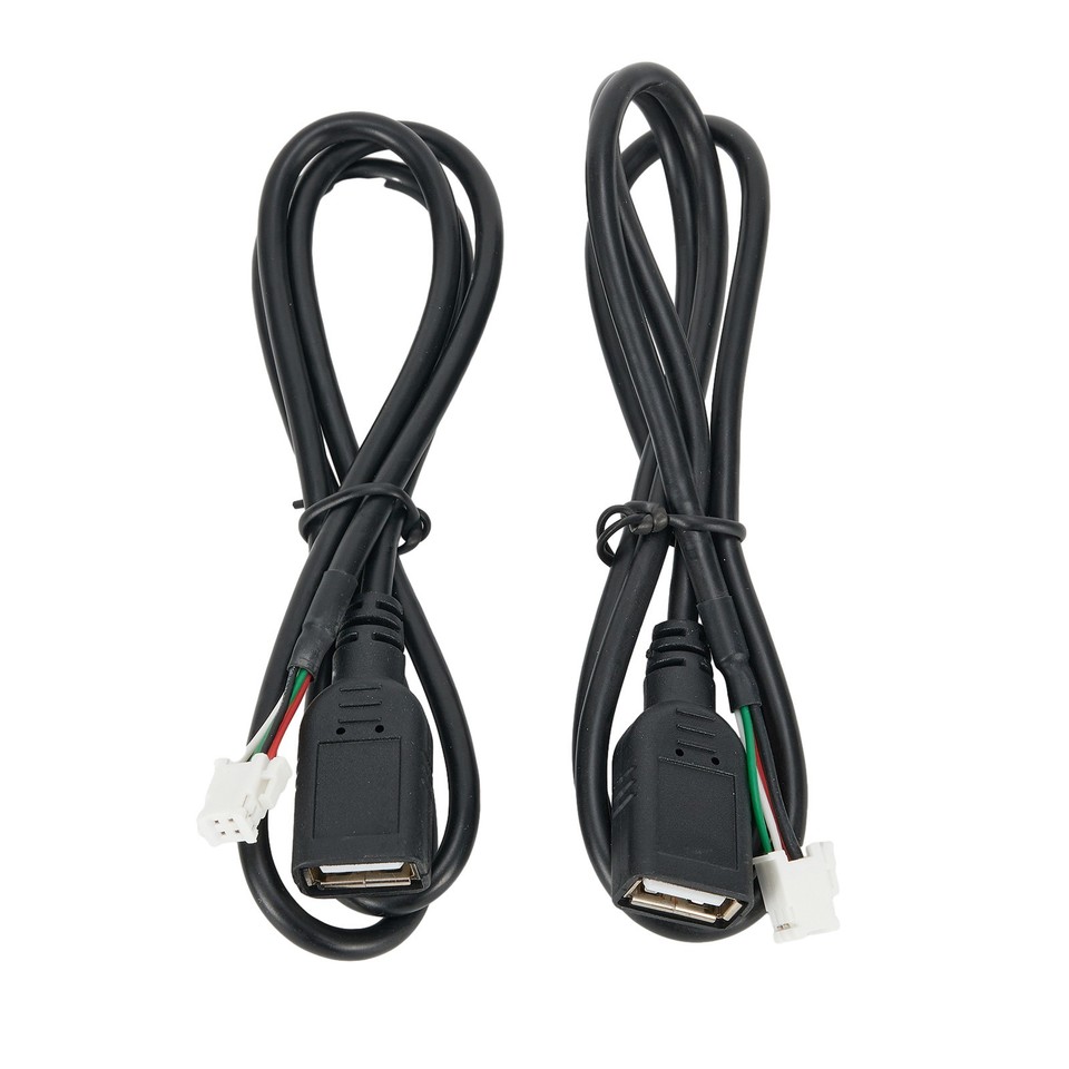 2xUSB Cable Adaptor For-Android Car Radio Stereo USB-Cable 4/6pin ...