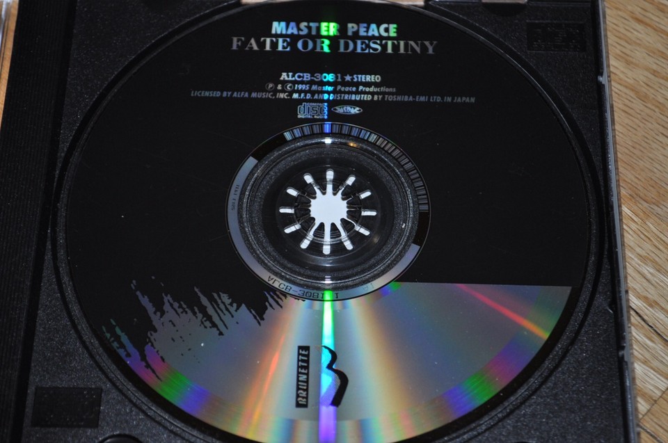 MASTER PEACE Fate Or Destiny CD 1995 ALFA MUSIC Japan press +OBI RARE ...