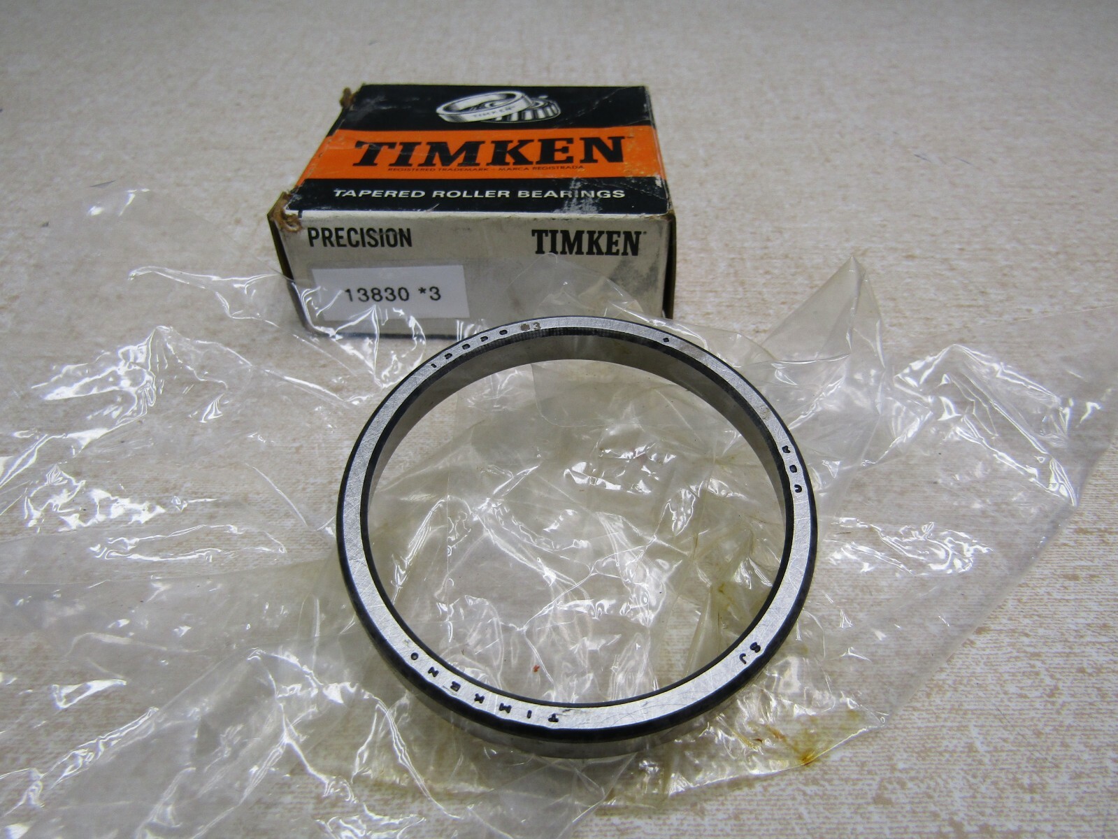 Timken USA 13830-30000 Class3 Precision *3 Tapered Roller Bearing Cup ...