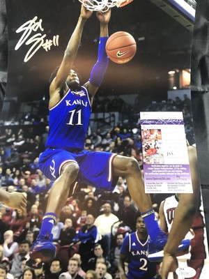 JOSH JACKSON KANSAS JAYHAWKS 17 NBA SUNS SIGNED AUTOGRAPHED 12x18 PHOTO ...
