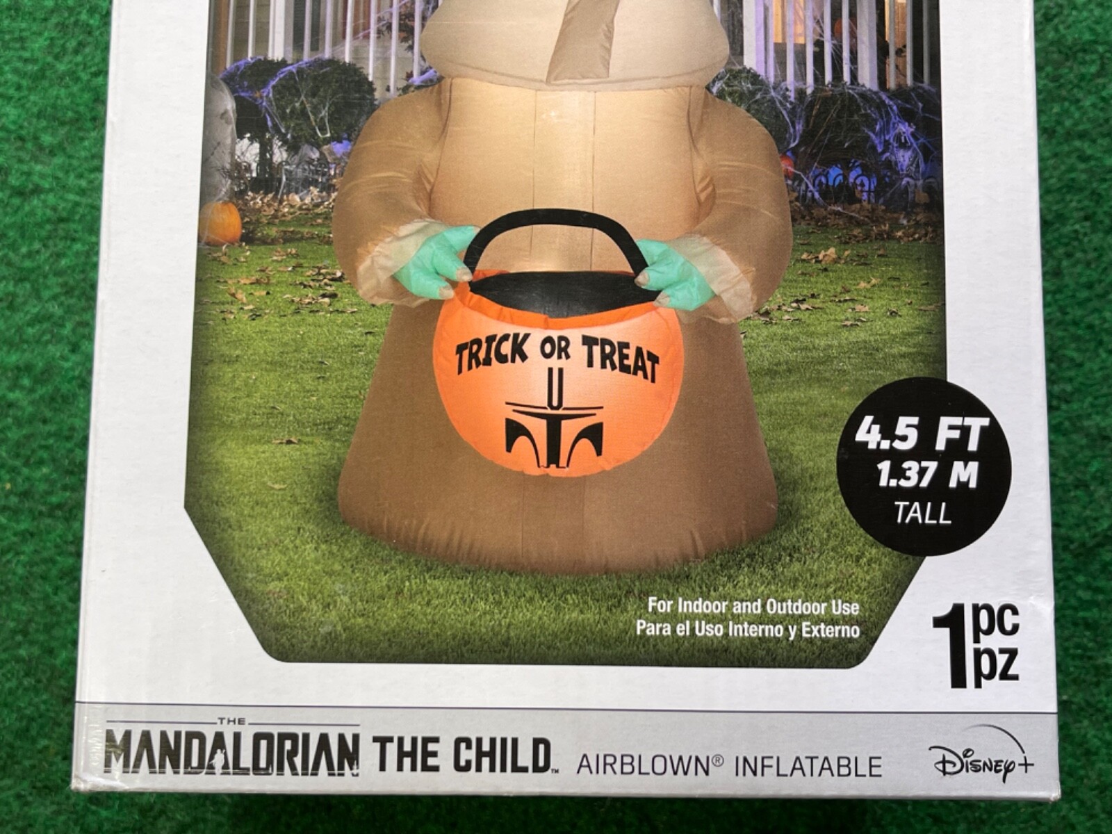 Gemmy+Star+Wars+The+Mandalorian+The+Child+Baby+Yoda+Halloween+Airblown ...