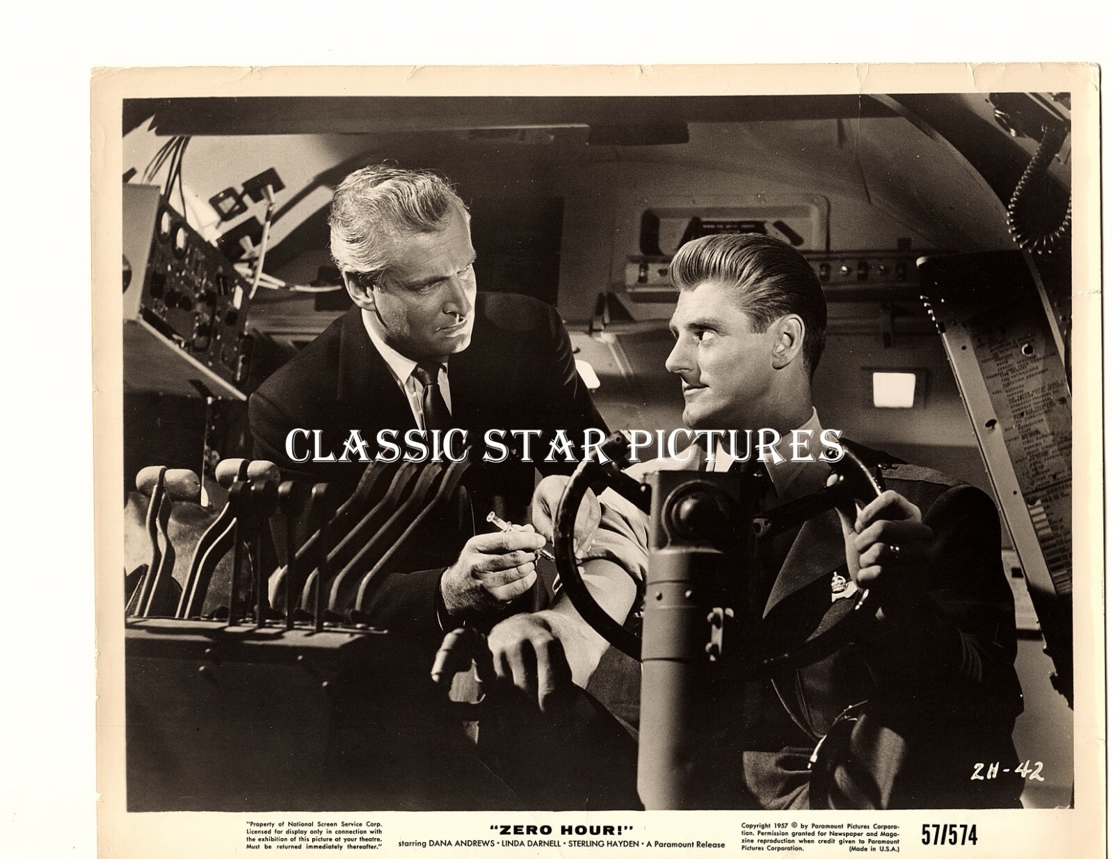BB509 Elroy "Crazylegs" Hirsh Willis Bouchey ? Zero Hour! 1957 vintage ...