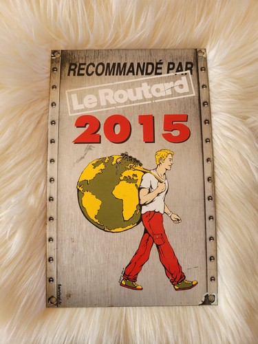 PLAQUE ÉMAILLÉE RESTAURANT GUIDE DU ROUTARD 2015 | eBay