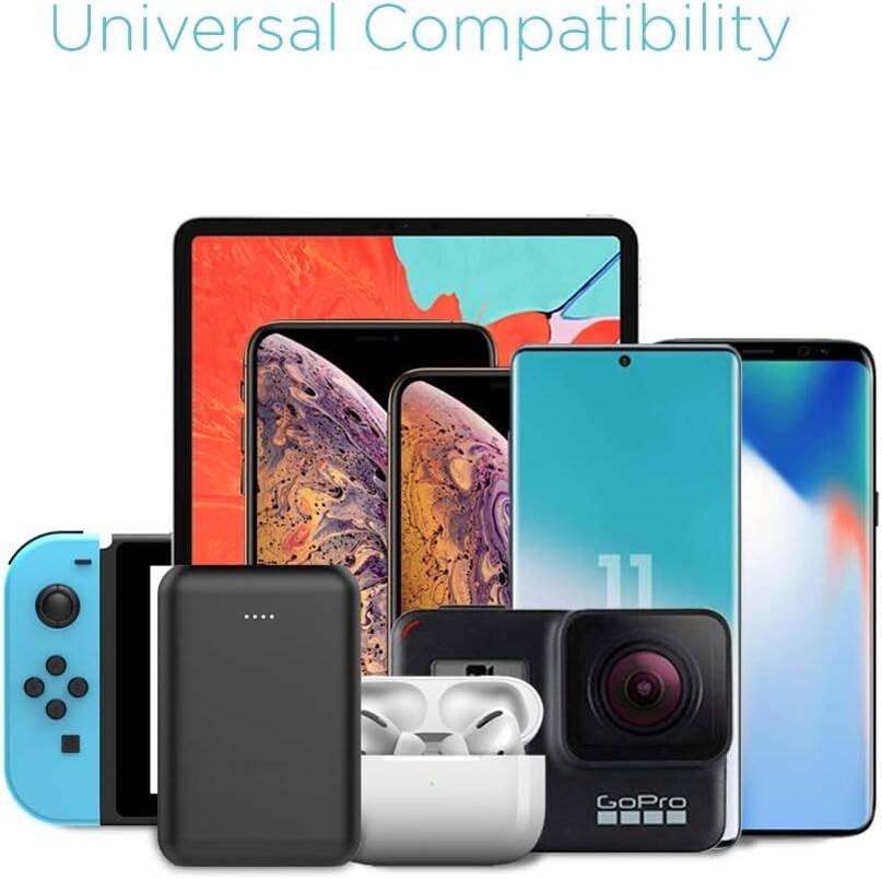 10,000mAh Power Bank Fast Charger Portable Battery Backup USB-C for ...