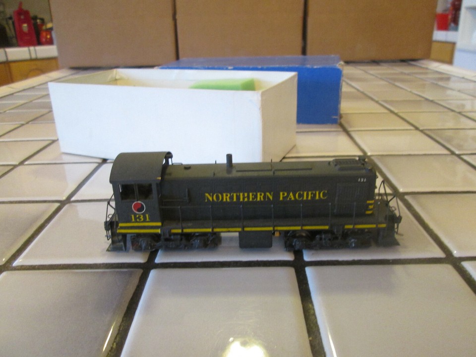 alco models NORTHERN PACIFIC powered brass s-1 switch engine HO scale ...